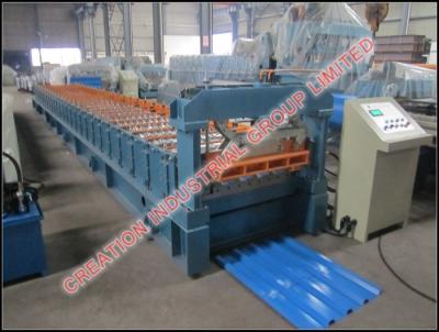 China Het gegalvaniseerde/Vooraf geverfte IBR-Blad die van het Ijzerdak tot Machine maken Automatisch Werkend Type Te koop
