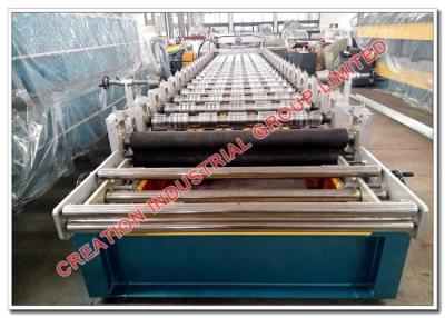 Cina Corrugated Color Aluminum Step Tile Roofing Sheet Rolling Machine, Aluminium Steptiles Making Machine in vendita