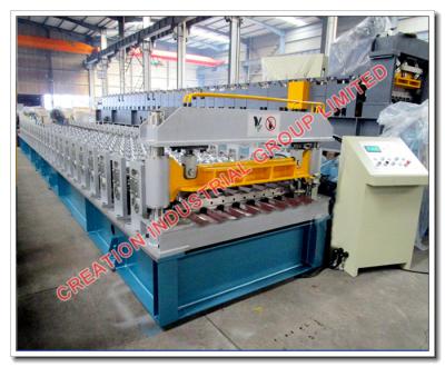 中国 機械ISOの9001:2008を形作るChromadekおよび電流を通されたIBRの屋根のパネル ロールを着色して下さい 販売のため