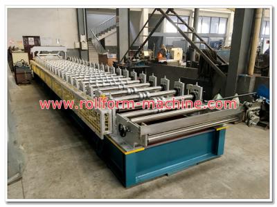China Corrugated Prepainted Color Aluzinc Roofing Sheet Corrugating Machine for 3 Gutters Roof Profile en venta