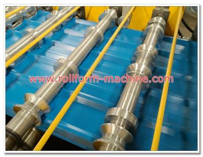 China Single Layer Aluminium & Steel Roofing Sheet Roll Forming Machine Te koop