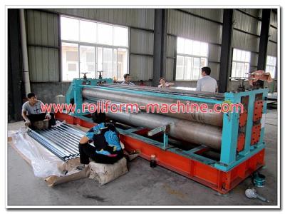 China Barrel Type Metal Roof Sheets Corrugation Machine for Full Hard Steel Material 0.15-0.40mm Thick Te koop