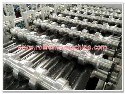 Cina Emobssed Color Aluminum Metro Cop Steptile Roof Sheets Rolling Corrugation Machine in vendita
