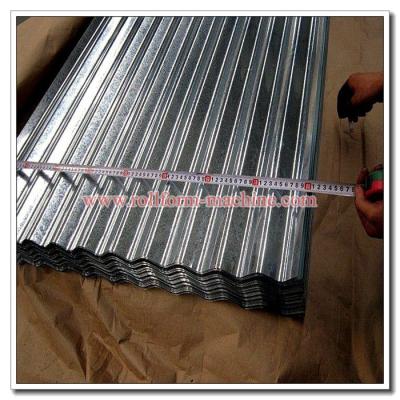 China Corrugated Profile Roof Sheet SGCC SGCH Galvanised Iron Corrugation Roofing Sheet à venda