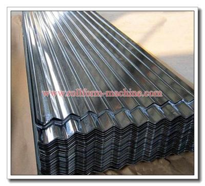 China Full Hard 550MPa G550 Corrugated Sinusoidal Profile Thin Steel Roofing Sheet Material, 0.15mm, 0.18mm, 0.20mm en venta