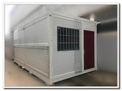China 20 Feet Foldable Steel Frame Container Room House Building Easy Installation with Structural Insulated Panels en venta