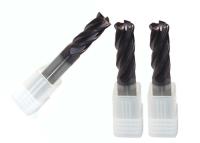 China Feste Karbid-Hochgeschwindigkeitsstahl-Fräser 4 Flöten bringen Radius-Schaftfräser in Verlegenheit zu verkaufen