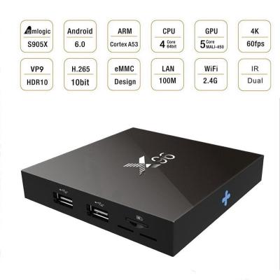 Cina Mini PC USB, mini Android TV scatola WiFi 2.4GHz di Media Player X96 Android di UHD Kodi in vendita