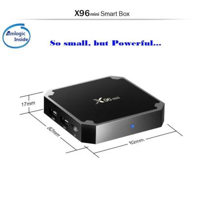 Cina Mini scatola di Android TV del centro del quadrato X96, decoder Amlogic S905W di 2G/16G Android in vendita