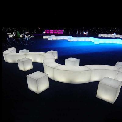 Cina Banco alla moda di lusso di Antivari che mette il sofà a sedere del partito di incandescenza del night-club del LED in vendita