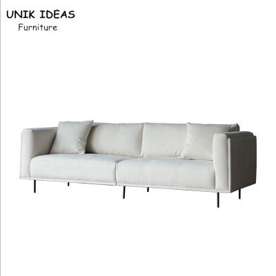 Cina Salone moderno Sofa Bed Italian Style sezionale dello strato della crema del Recliner in vendita