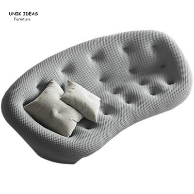 Cina Salone moderno Sofa Set Moon Shape Fabric sezionale di 3 Seat con Cuddler in vendita