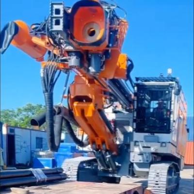 China Máquinas de perforación con torque máximo de 600 N.m, velocidad de rotación de 0 a 80 rpm, capacidad FAD de 21 m3/min para perforación versátil. en venta