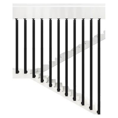 Aluminum Railing for Modern Apartment Customized Wrought Iron Balustrade Stairs