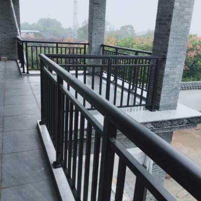 Metal Indoor Balustrade Wrought Iron Handrail Stair Railing Modern Apartment