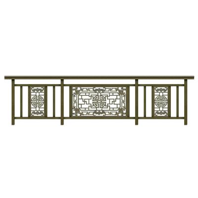 Wall Mounted Modern Aluminum Stair Railing for Decks Outdoor Balcony Balusters