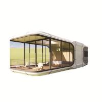 Quality Hotel Modular Steel Mini Prefab House With Bathroom Kitchen For Outdoor Residential Space for sale