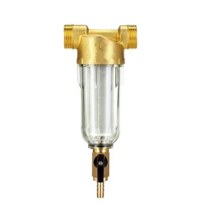 Cina Cleanable Purifier Pipe Sediment Faucet Tap Water Pre Filter Central Purifier System in vendita