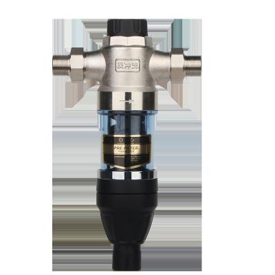 Cina Whole House Water Purification System Brass Sediment Pre Filter With Self Cleaning in vendita