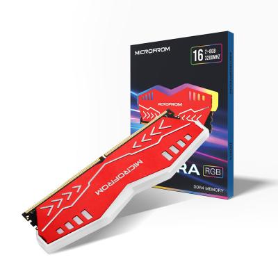 China Rgb Gokken Ddr Ram Pc, Laptop Ram With Heatsink van 8gb 16gb 3200mhz Ddr4 Te koop