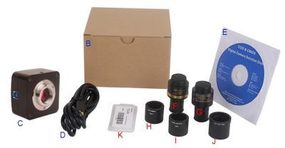 China 101.2 FPS Cmos USB Microscope Camera 640x480 Hardware Resolutions Range 3M Pixel for sale