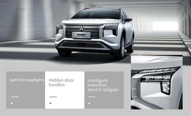 Blue/White Fast 0.53h MITSUBISHI AIRTREK Electric Midsize SUV 175km/H 1