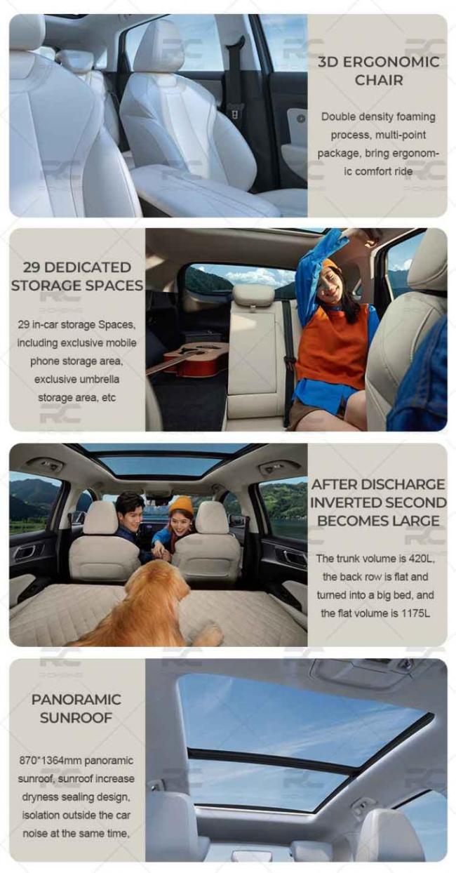 29 DEDICATEDSTORAGE SPACES 29 in-car storage Spaces.including exclusive mobilephone storage areaexclusive umbrellastorage area, etc PANORAMICSUNROOF 87011364mm panoramicsunroof. sunroof increasedryness sealing design.isolation outside the carnoise at the same time 3