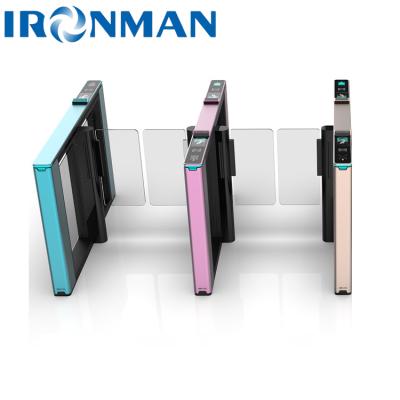 China Single Swing Access Control Turnstiles Entrance Access Control System 220V for Hospitals for sale
