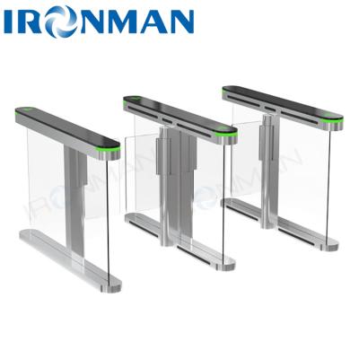 China Stainless Steel RFID Access Control ESD Turnstile Drop Arm Barrier Gate For Library for sale