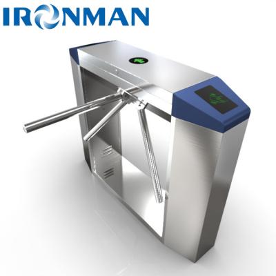 China Card swiping RFID stainless steel pedestrian counting channel station on and off for sale