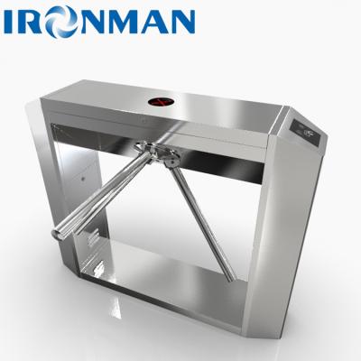 China Fingerprint Reader Tripod Security Gates , RFID Flap Barrier Gate 30 Persons / Min Speed for sale