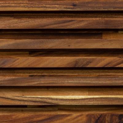 China Soundproof Red Oak Wood Slat Veneer Acoustic Wall Panels For Corridors en venta