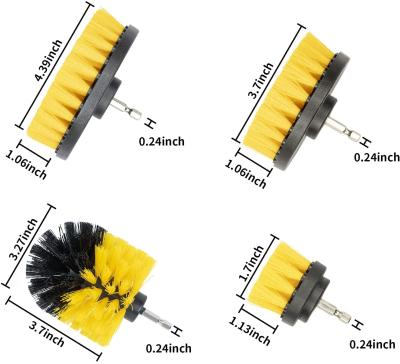 Cina Cuscinetto a 0,25 pollici di Kit Scrubber della spazzola del trapano del foro 7.5mm del piatto in vendita