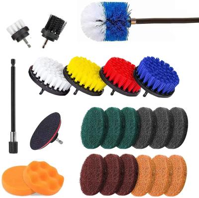 Cina Collegamento Kit Power Scrubber Drill Brushes della spazzola del trapano di 23 pezzi per pulire in vendita