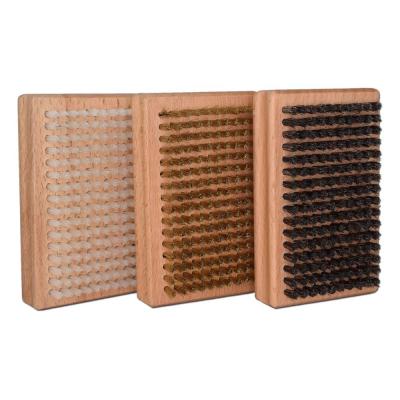 Cina OEM d'ottone della setola dei capelli di Spazzola per cera da sci Nylon Horse dello snowboard 3pcs in vendita