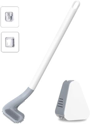 Cina Bianco elastico morbido del filamento della spazzola pp della toilette del silicone di TPR per pulizia in vendita