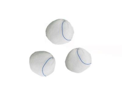 Chine Coton médical stérile Gauze Ball avec la chirurgie 100% bleue de fil d'arachide de fil de rayon X de boule de taille multiple jetable de coton à vendre