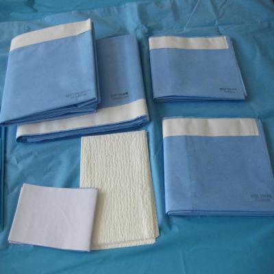 China Blue Disposable Surgical Gown XXL Size With Anti-Static Material for sale