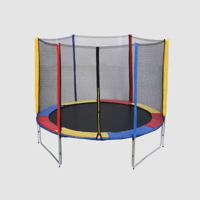 Cina Eco-friendly FUMJUMP 244cm Indoor Net Round Blue 8ft Used Trampoline in vendita