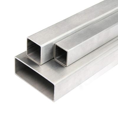China Polished Stainless Steel Rectangular Tubing , Rectangular Hollow Section Pipe for sale