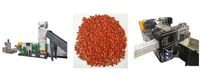中国 HDPE LDPEの倍の段階のプラスチック微粒は薄片のフィルムPPのPEのプラスチック ペレタイジングを施す機械を機械で造る 販売のため