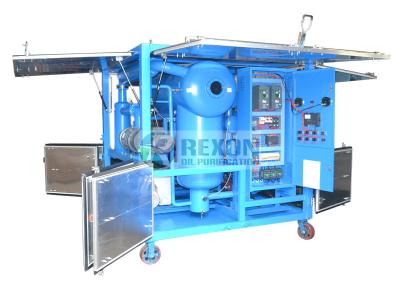 China Máquina de purificación de aceite aislante eléctrica de vacío de alta eficiencia de tipo totalmente cerrado para el mantenimiento de centrales eléctricas en venta