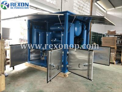 China Resista al tipo máquina 9000Liters/Hour de la prueba del purificador de aceite del transformador del alto vacío de la etapa del doble en venta