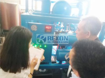 China Tipo completamente incluido planta de la purificación del aceite aislador del vacío de la eficacia alta para el mantenimiento de la central eléctrica en venta