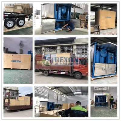China Tipo completamente incluido máquina in situ 9000Liters/Hour de la filtración del aceite del transformador del uso de la central eléctrica en venta