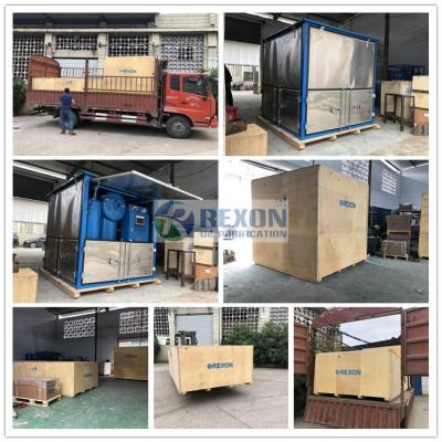 China Tipo completamente incluido sistema usado subestación 9000LPH de la filtración del aceite aislador del transformador en venta