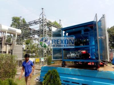 China Tipo completamente incluido sistema de la purificación de aceite del aislamiento del vacío de la eficacia alta para el mantenimiento de la central eléctrica en venta