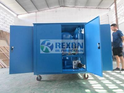 China Tipo completamente incluido sistema de la purificación de aceite del aislamiento del vacío del funcionamiento en línea con capacidad grande en venta