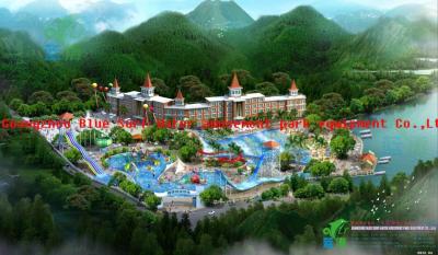 Cina Progetto del parco dell'acqua del paese delle meraviglie con lo scorrevole del boomerang e lo stagno di Wave della spuma in vendita