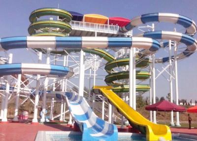 China As corrediças de água da associação da fibra de vidro do parque de diversões riscam resistente à venda